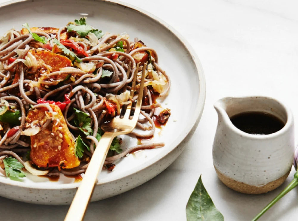 Buckwheat Noodles, Miso-Roasted Pumpkin & Umeboshi Plum Salad – The ...